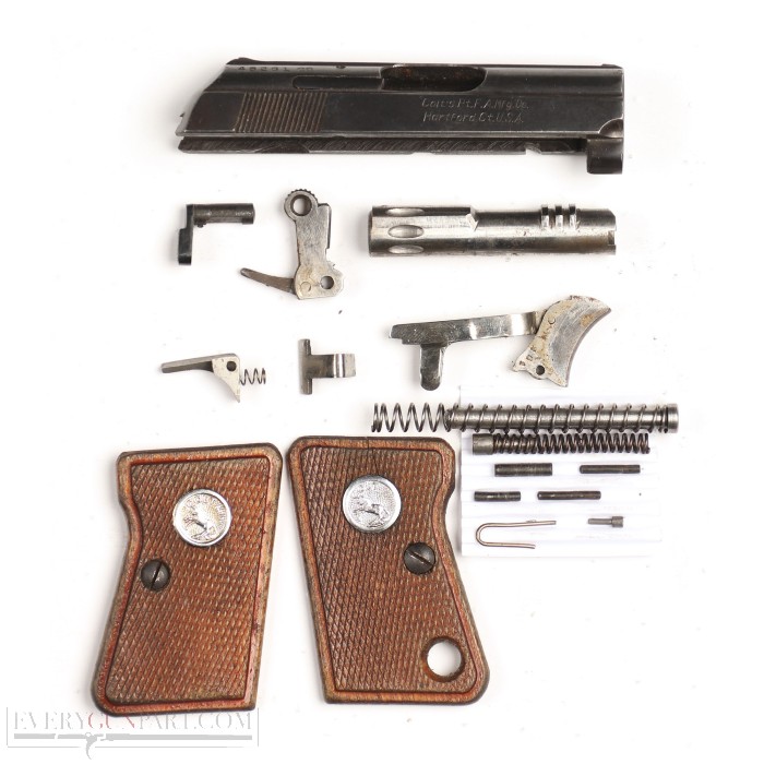 Colt Junior Colt Semi-auto Handgun Parts Kit | Order parts and parts ...