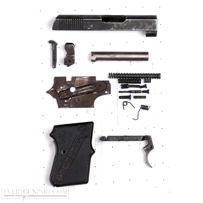 Intratec Protec-25 Semi-auto Handgun Parts Kit | Order parts and parts ...
