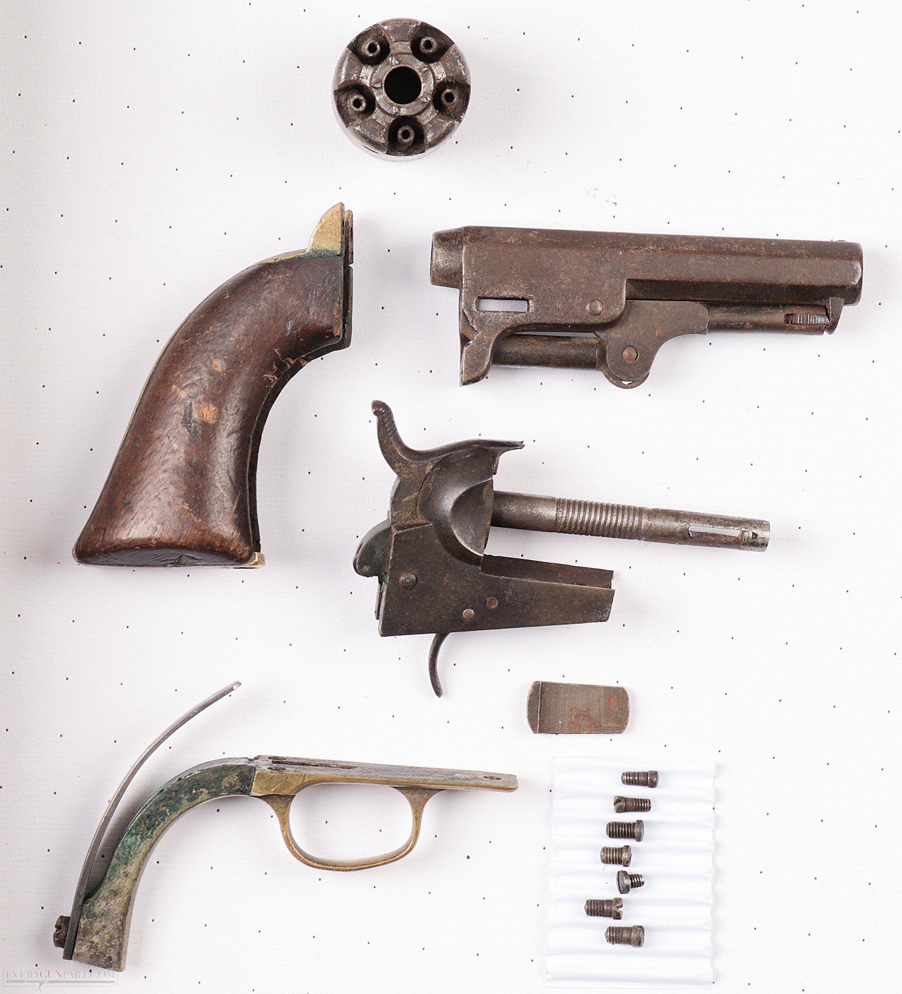 1849 Colt Pocket Pistol Parts